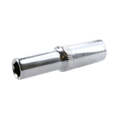 8mm 6 Point 3/8" Drive 64mm Double Deep Metric Socket Chrome Vanadium Steel