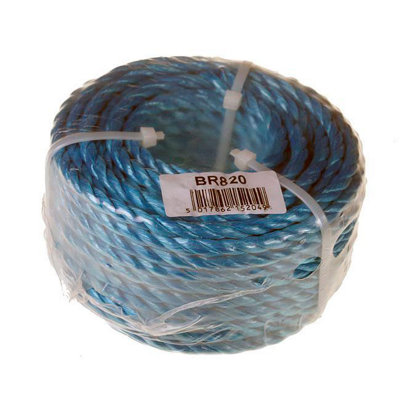 8mm Blue Poly Rope Handy Coil 20m One Colour (One Size)