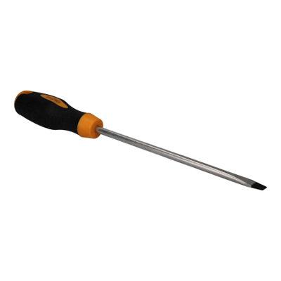 Buy 8mm Flat Head Slotted Blade Screwdriver Magnetic Tip 200mm Rubber ...