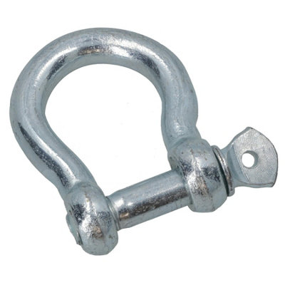 8mm Galvanised Bow Shackle Single Shackle Link Chandlery Boat Yacht