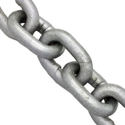 8mm Hot Dipped Galvanised Short Link Steel Chain - 20 Metres DIN 766 ...