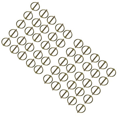 8mm Lynch Pins Clip Clamp (Linchpin) Linkage Locking Pin Set 50 Pack by ...