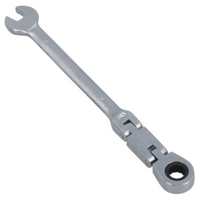 8mm Metric Double Jointed Flexi Ratchet Combination Spanner Wrench 72 Teeth