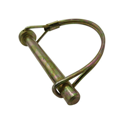 8MM Shaft Locking Pins x10 (68MM Round Retaining Wire Lock Trailer Clips)