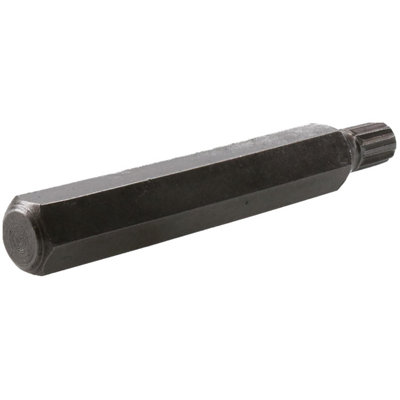 8mm Spline Bit 75mm Length 10mm Shank Chrome Vanadium Hardened Tip ...