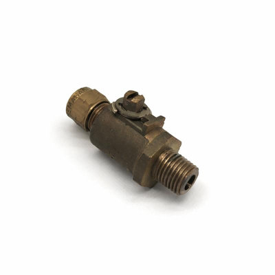 8MM X 1/4" MALE BSP OUTLET BALL VALVE BRASS COMPRESSION ISOLATION VALVE ...