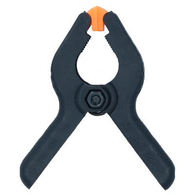 8pc 2-1/2in Micro Plastic Clamp Nylon Spring Clamps Grips Clips Market ...