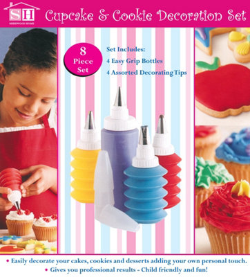 8Pc Cupcake & Cookie Decorating Set