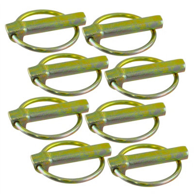 8pc Pin 10mm Linkage Tail Gates Drop Side Trailers Trucks Clip Clamp
