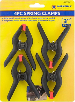8Pc Plastic Spring Clamps Hand Tool Diy Clips Tarpaulin Market Workshop ...