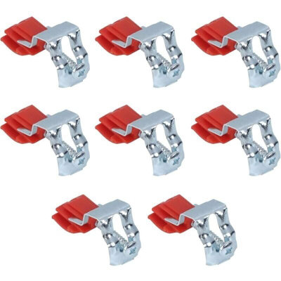 8PCS Adjustable Sink Mounting Clips with Perforated Screws for Recessed ...