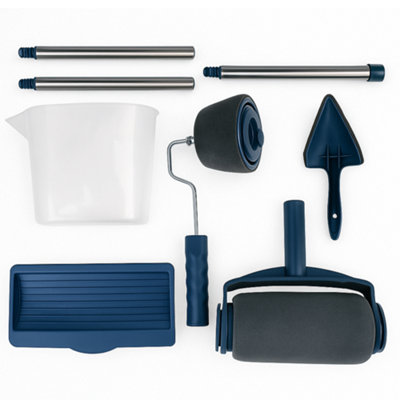 8Pcs Paint Roller Set - Decorating Painting Kit