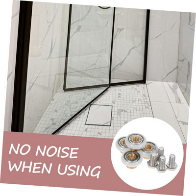 8pcs Shower Door Rollers Sliding Glass Door Wheels Replacement with ...