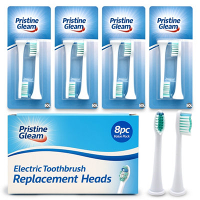 8pk Electric Toothbrush Replacement Heads Compatible with Leading ...