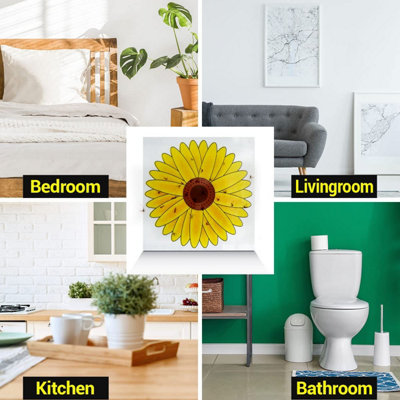 8pk Sunflower Fly Stickers for Windows - Fly Traps Indoor for Home Use ...