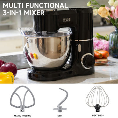 8QT 1500W Stainless Steel Household Kitchen Electric Stand Mixer Food ...