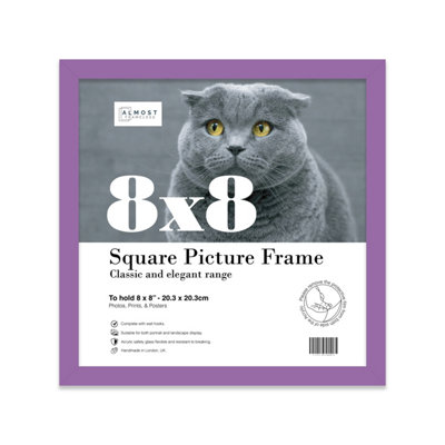 8x8 Purple Picture Frame (20.3 x 20.3cm) Poster, Photo, Artwork ...
