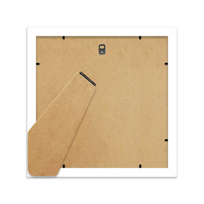 8x8" White Picture Frame - 8x8" Square Frame with 5x5" Mount for 8x8 ...