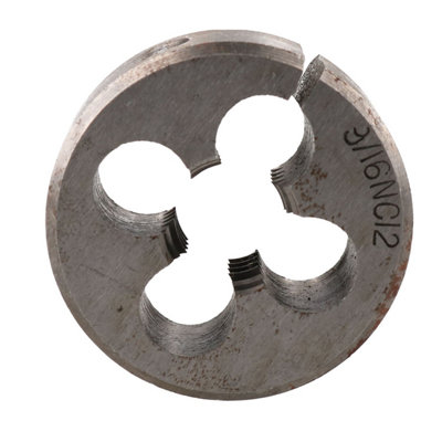 9/16" x 12 UNC Imperial Die Nut 1.5" (38mm) Tungsten Steel