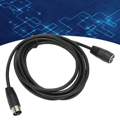 9.8ft 5-Pin MIDI Keyboard Extension Cable-Reliable DIN Male to Female ...