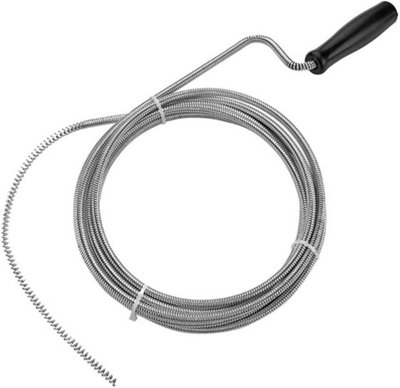 9.8FT Long Drain Unblocker Cleaner Waste Pipe Plunger Sink Snake Toilet ...