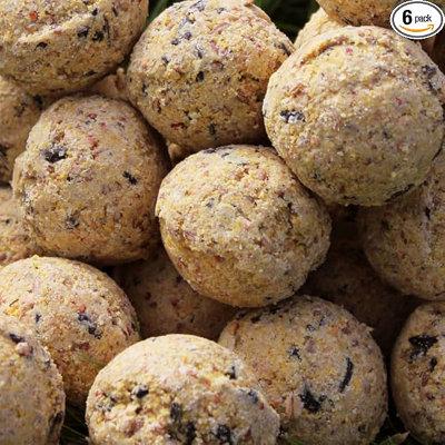 9 Count Premium Fat Balls for Wild Birds High Energy & Protein Feed ...