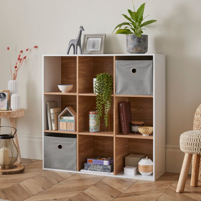 Buy 9 Cube Storage Bookcase Unit in White | DIY at B&Q