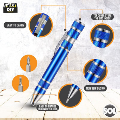 9 in 1 Mini Screwdriver Set for Glasses Tightening Computer Laptop PC Watch Screwdriver Set Precision