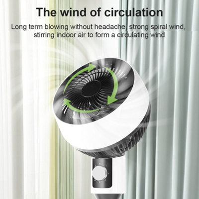 9 Inch Oscillating & Tilting Air Circulator Pedestal Fan - 3 Speed ...