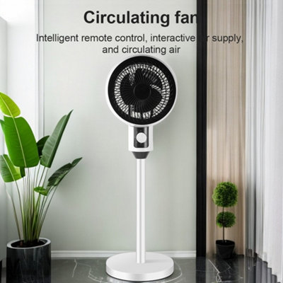9 Inch Oscillating & Tilting Air Circulator Pedestal Fan - 3 Speed ...