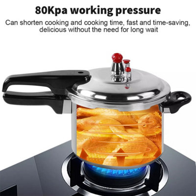 9 Litre Aluminum Pressure Cooker Kitchen Quick Cookware Home Multi cook