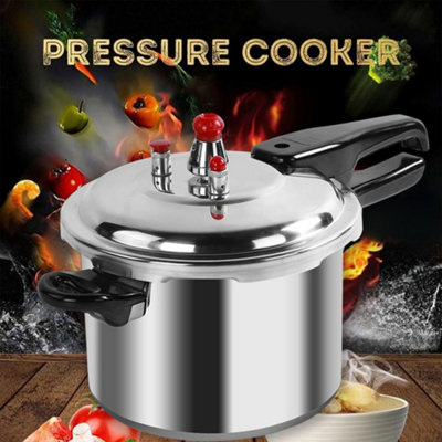 9 LITRE ALUMINUM PRESSURE COOKER KITCHEN QUICK COOKWARE HOME MULTI COOK