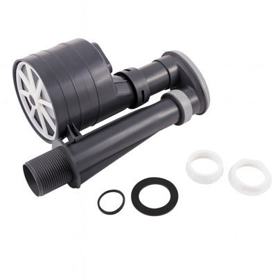 9" Metro Round Toilet Syphon Dual Flush Replacement Adjustable Height ...