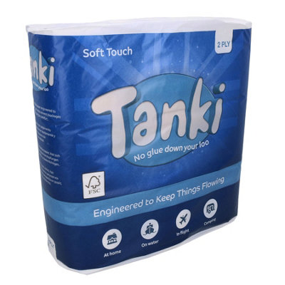 9 Roll No Glue Toilet Paper Loo Roll Caravan Boat Camping Chemical ...