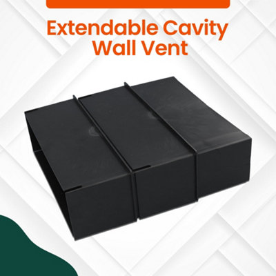 9" x 3" Terracotta Air Brick Cavity Wall Sleeve Air Vents for Interior ...