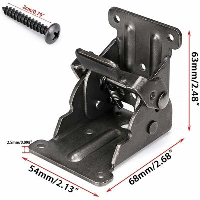 90 degrees Self Locking Folding Hinge Folding Support Work Table