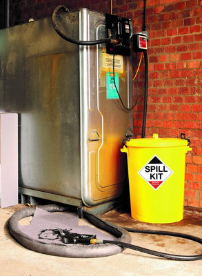 90 Litre Chemical Spill Kit with Drip Tray for use with Acds, Alkalis ...