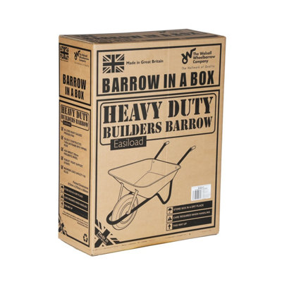 90 Litre Shire Heavy Duty Plastic Wheelbarrow Burgundy Pneumatic Wheel