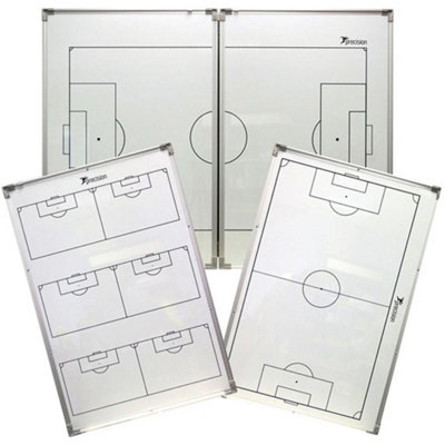 90 x 120cm Double Sided Folding Football Tactics Board - 27 Markers Dry ...