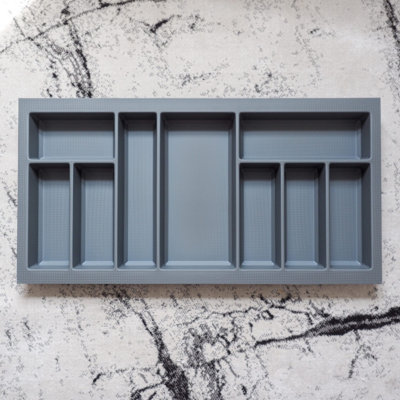 Buy 900mm Grey Cutlery Tray for Blum Legrabox Drawer | DIY at B&Q