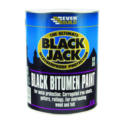 901 Black Bitumen Paint - 25L - Quick Drying Waterproof & Corrosion ...
