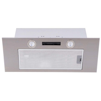 90cm Canopy Cooker Hood Kitchen Extractor Fan In Silver Built-in - SIA ...