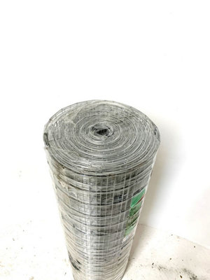 90cm tall Weld Mesh Galvanised Wire Dog Fencing 2 Inch Square - 30m Roll
