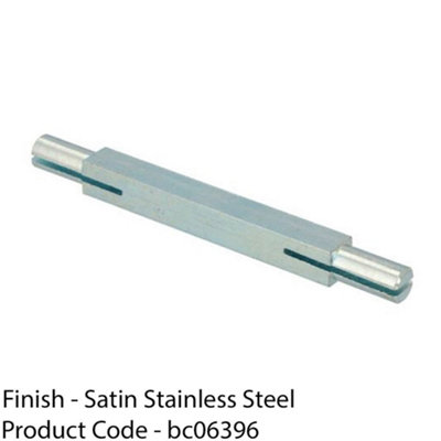 90mm Extra Long Door Handle Spindle - 40 to 60mm Thick Doors Adapter ...