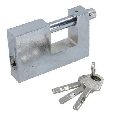 90mm Heavy Duty Beam Padlock Lock For Containers Shutter Doors ...