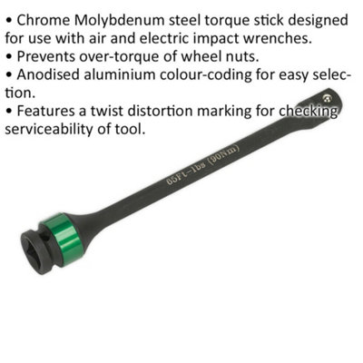 90Nm Torque Stick for Impact Wrenches - Prevent Over-Tightening of ...