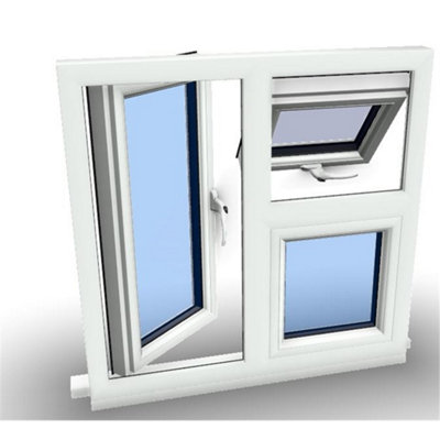 910mm (W) x 895mm (H) PVCu Flush Casement Window - 1 Opening Window ...