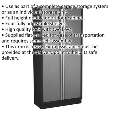 915mm Full Height Modular Storage Cabinet with Double Doors and ...