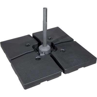 92L Fillable Parasol Base - Water & Sand - 4pc Cross / X Garden ...