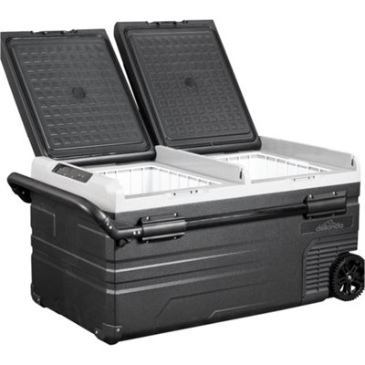 95L Dual Zone Vehicle Fridge Freezer for Camping and Travel - 12V & 24V ...
